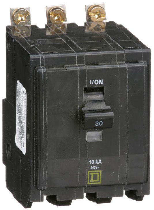QOB330 – Square D – 30 Amp Circuit Breaker Bolt-On – 30 Amp – 3 Pole ...