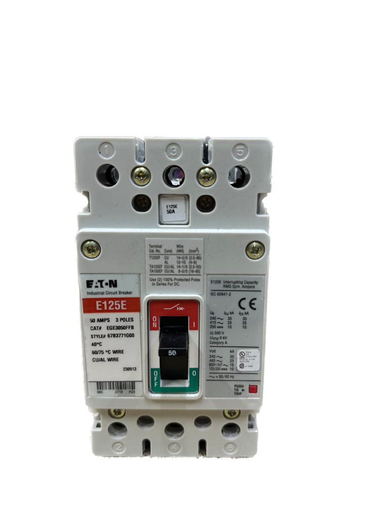 EGE3050FFB - EATON 3 POLE 50 AMP - Mega Breakers And Controls